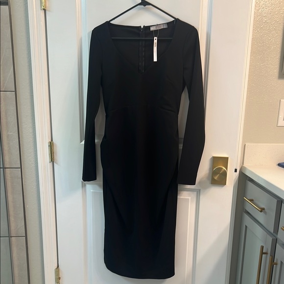 ASOS Maternity | Dresses | Asos Maternity Black Sheath Midi Dress ...